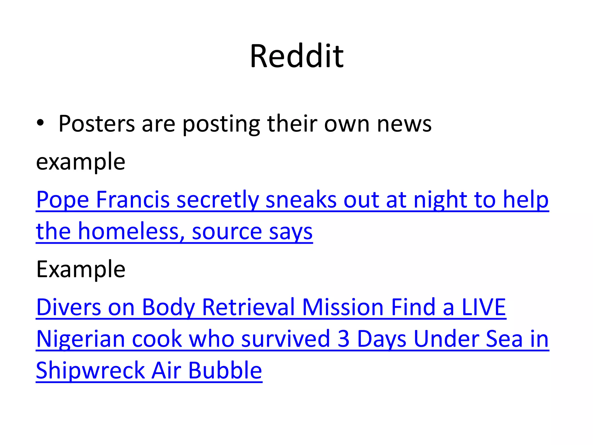 What is reddit | PPT