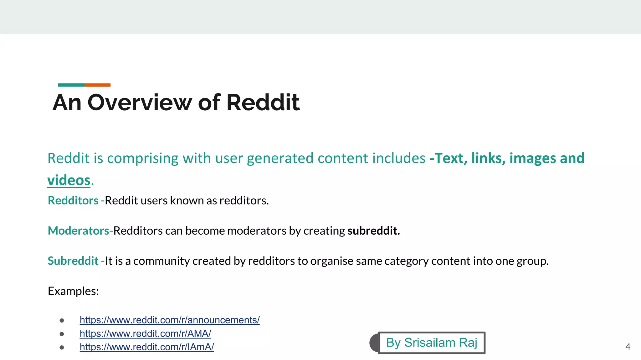What is reddit beginners guide | PPT