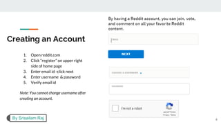 What is reddit beginners guide | PPT