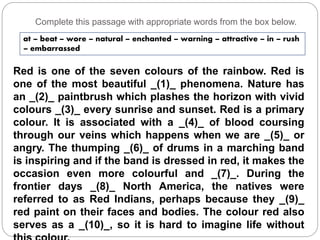 What is Red by Marry O'Neill | PPTX