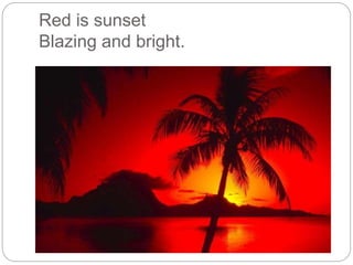 What is Red by Marry O'Neill | PPTX