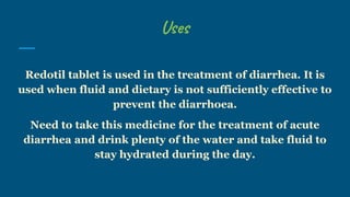What is redotil used for ppt | PPT