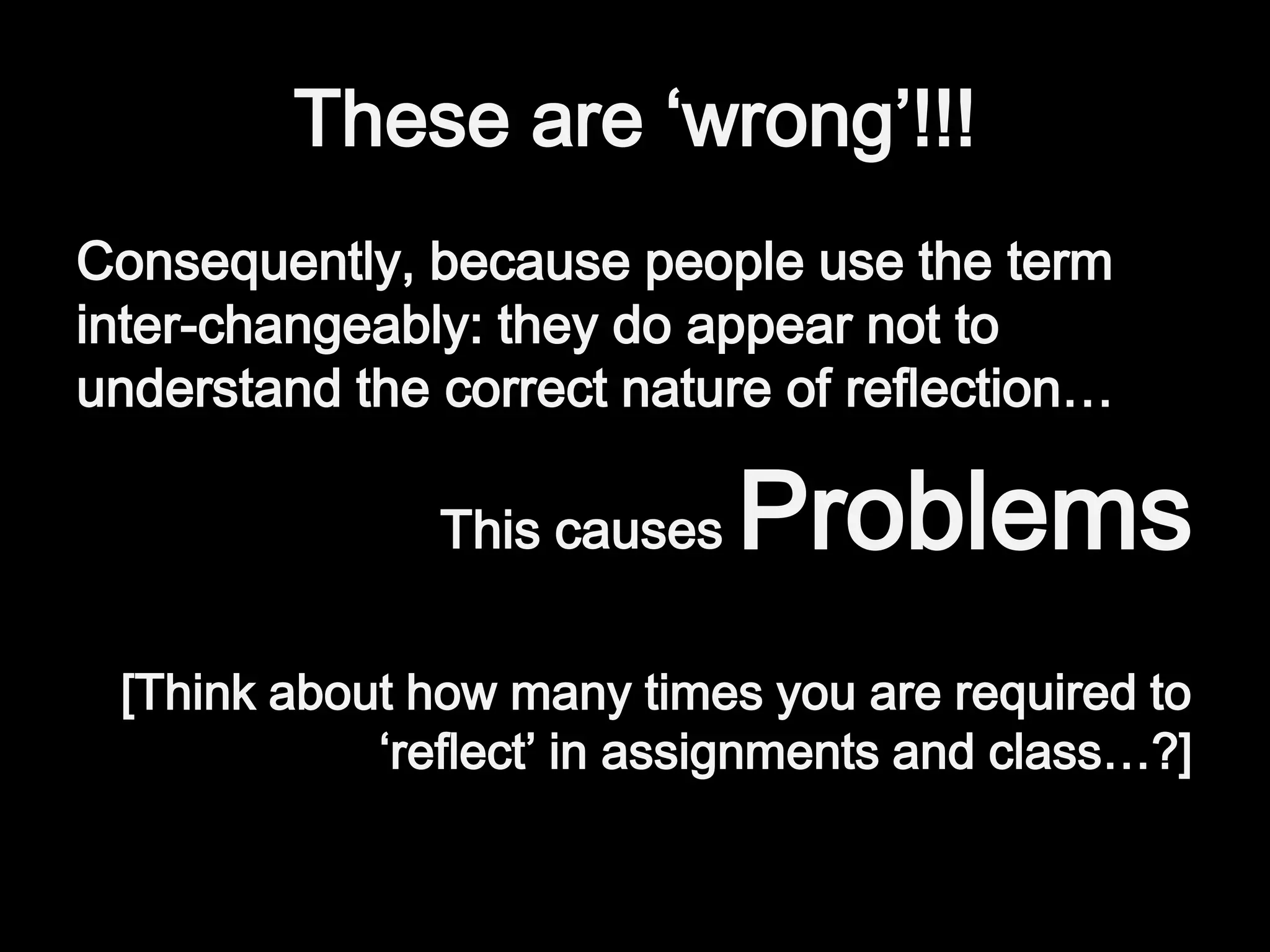 What is reflection 1 | PPTX