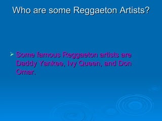 What is reggaeton | PPT