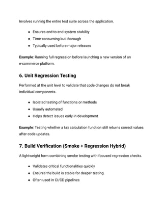 What is Regression Testing_ Types, Techniques & Examples (2026) | PDF