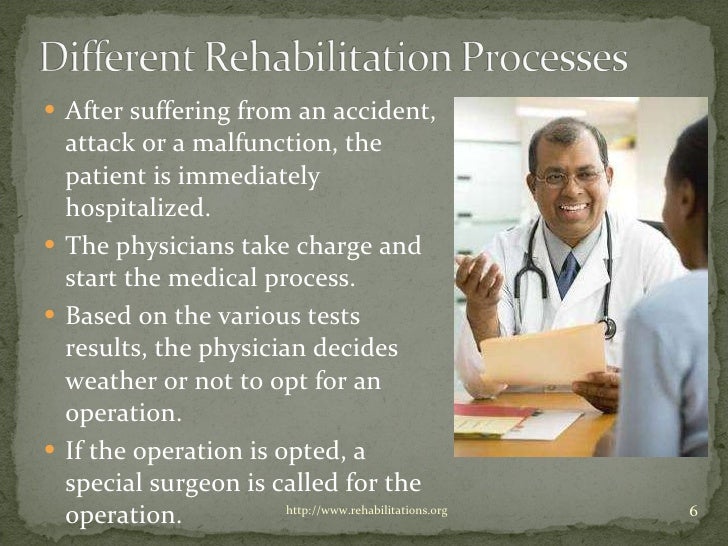 What is rehabilitation