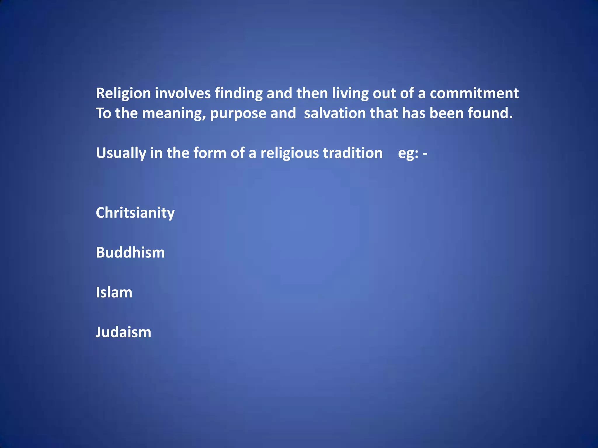 What is religion | PPTX