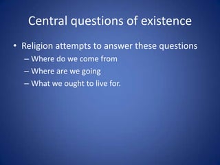 What is religion | PPTX
