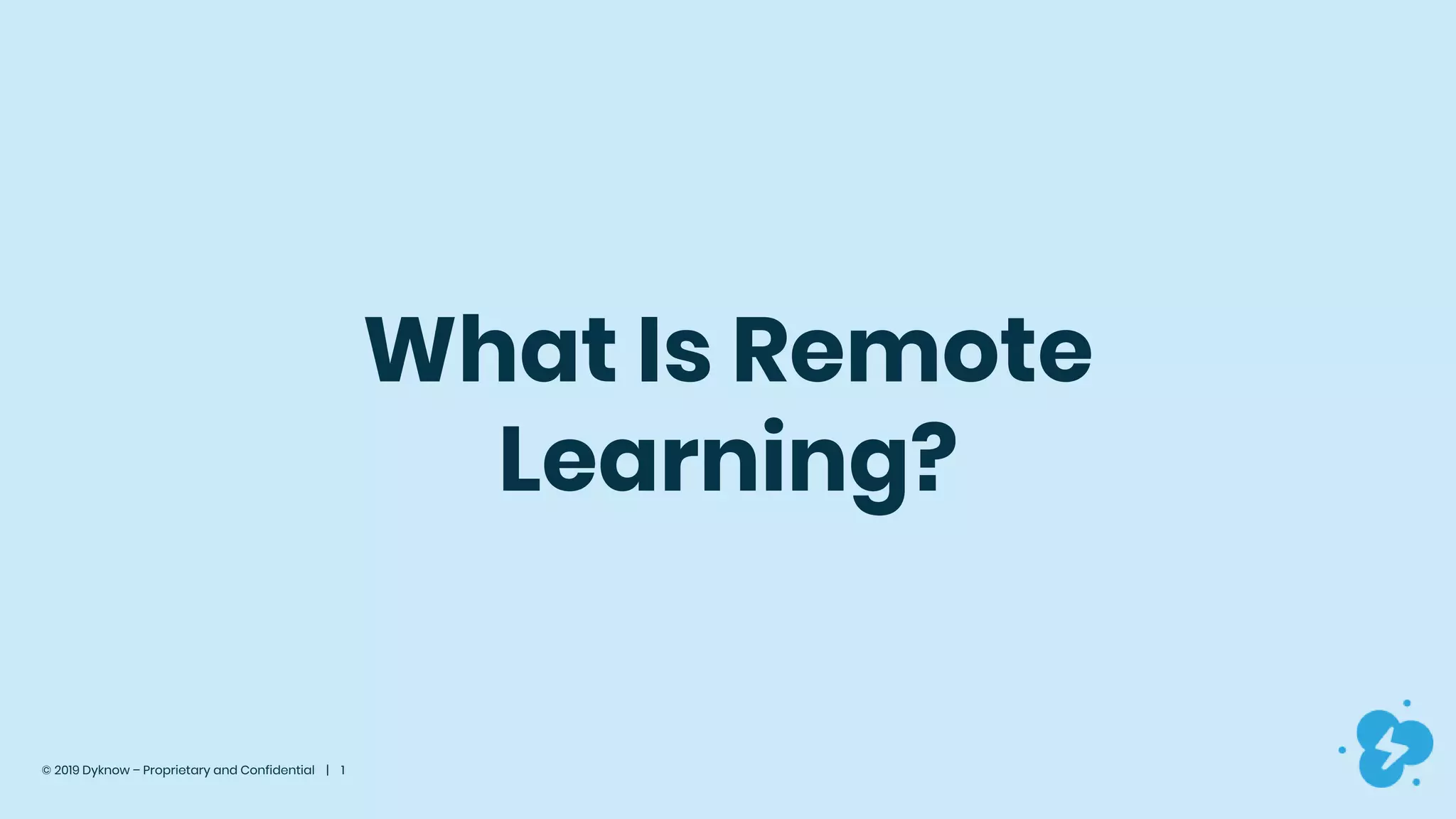What is Remote Learning? | PPT