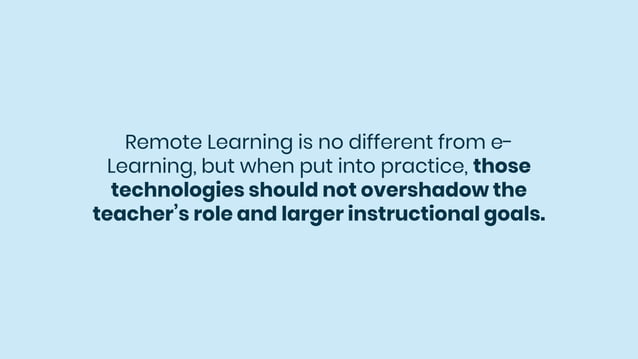What is Remote Learning? | PPT