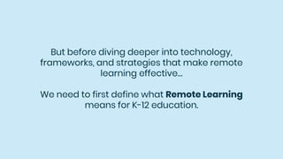 What is Remote Learning? | PPT