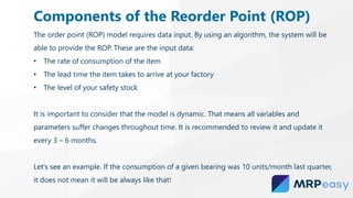 What is reorder point and reorder point formula | PDF