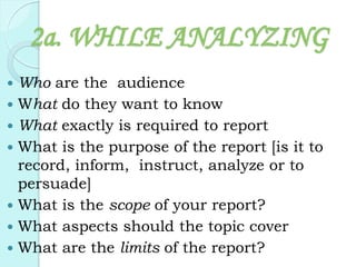 WHAT IS REPORT & WHY WRITE A REPORT | PDF