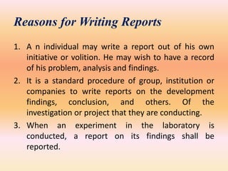 What is report | PPTX