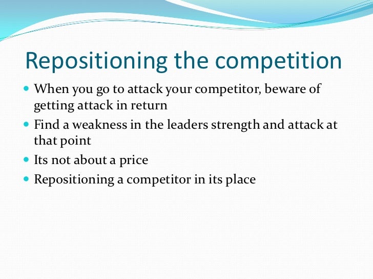 What is repositioning