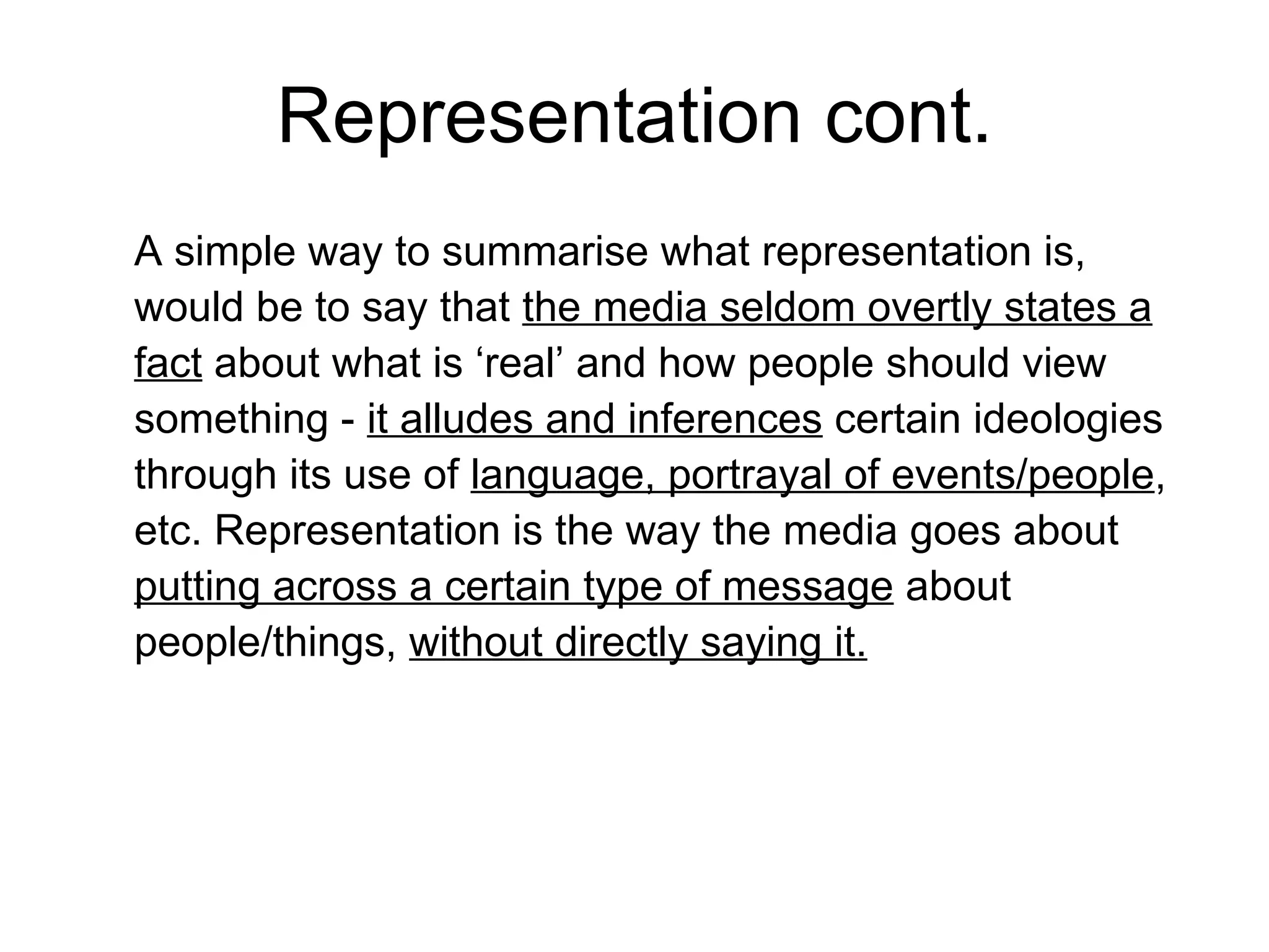 What Is Representation | PPT