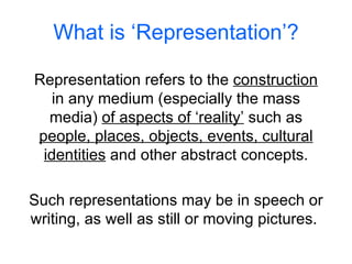 What Is Representation | PPT