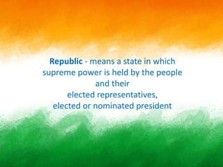 What is republic day of india | PPTX