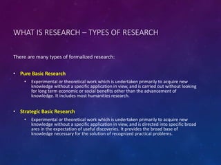 What is Research | PPT