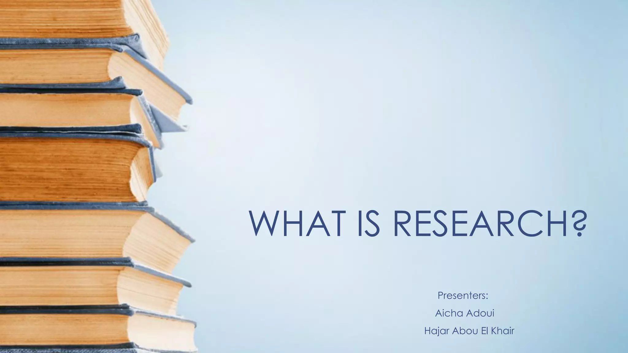 What is research? | PPT