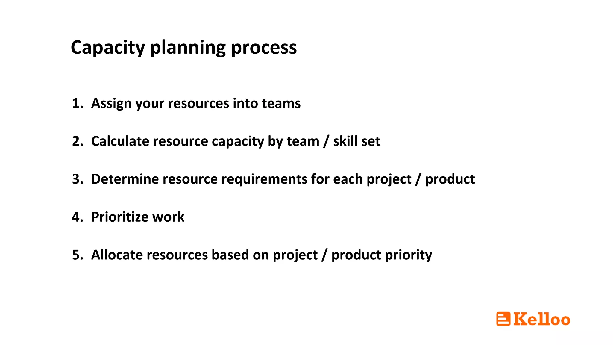 What is resource capacity planning? | PPTX