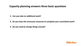 What is resource capacity planning? | PPTX