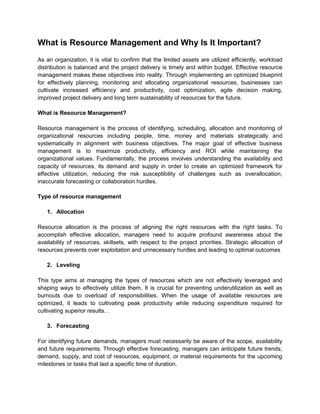 What is Resource Management and Why Is It Important.pdf