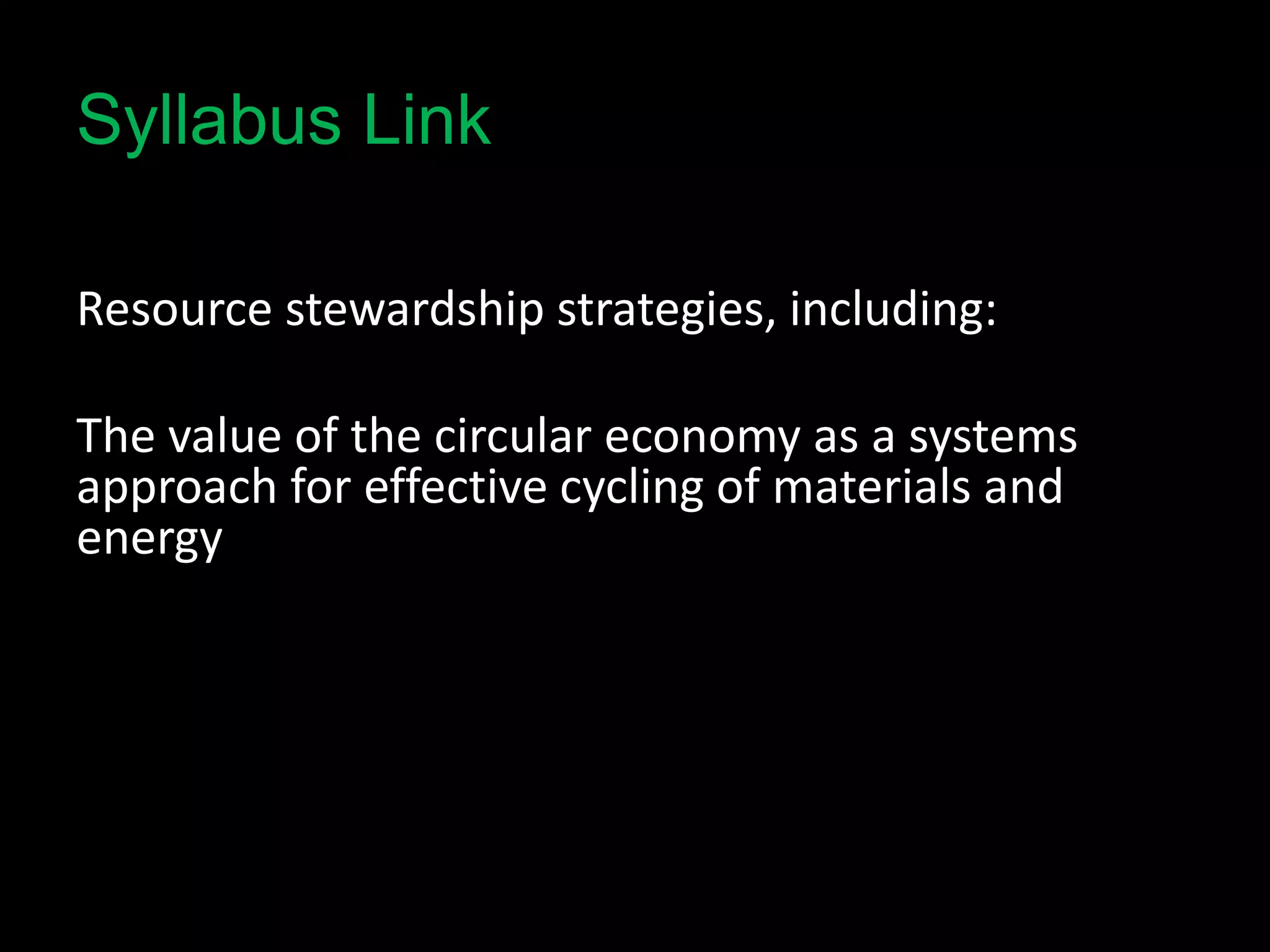 What is resource stewardship? | PPTX