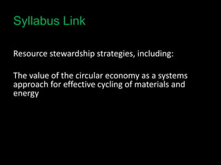 What is resource stewardship? | PPTX