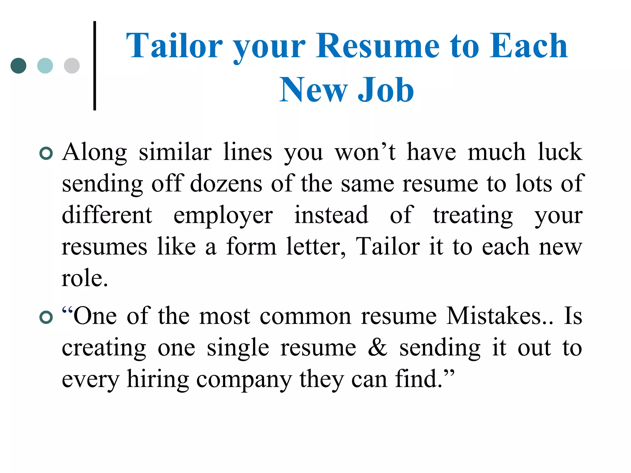 What is resume & Importance of Resume | PPTX