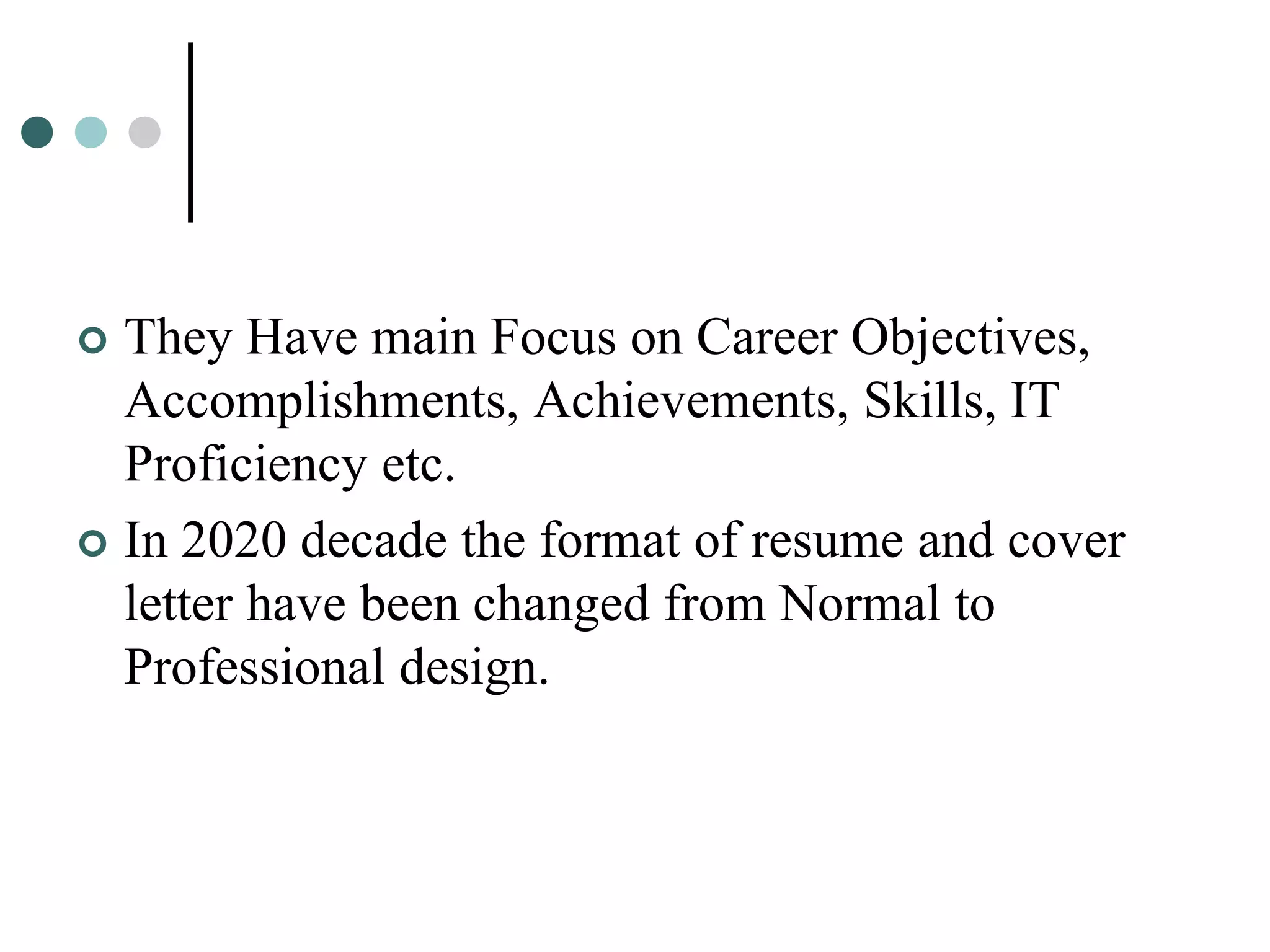 What is resume & Importance of Resume | PPTX