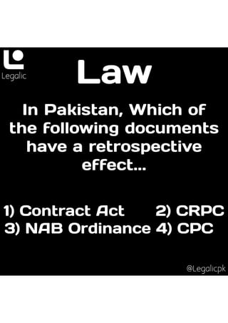 What is Retrospective and Prospective Effect of law With Examples ...