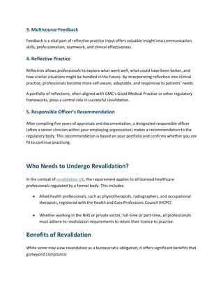 What is Revalidation in the UK A Complete Guide for Healthcare ...