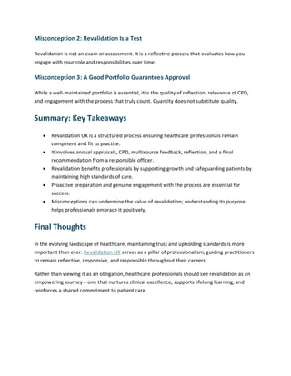 What is Revalidation in the UK A Complete Guide for Healthcare ...