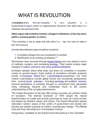 What is revolution | PDF