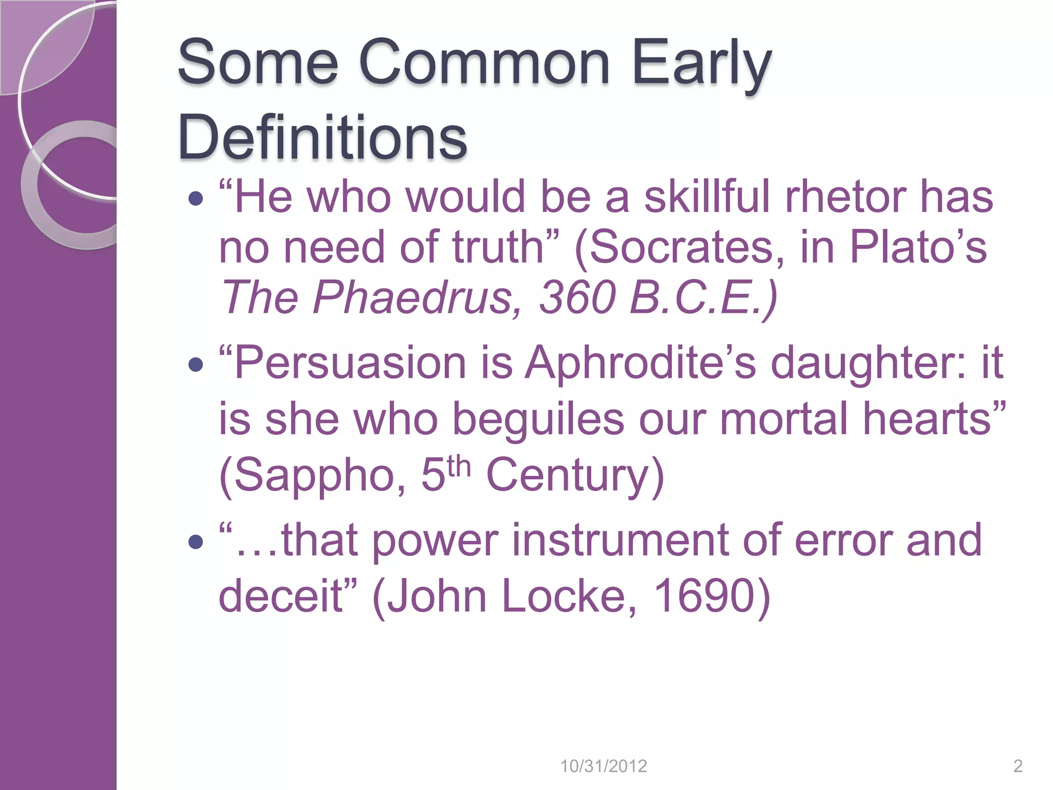 What is rhetoric | PPTX