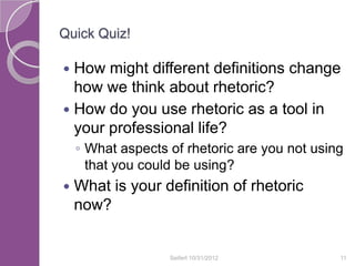 What is rhetoric | PPTX