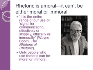 What is rhetoric | PPTX