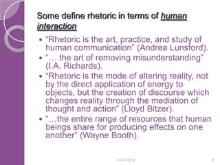 What is rhetoric | PPTX