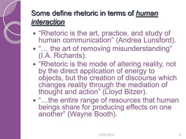 What is rhetoric | PPTX