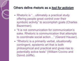 What is rhetoric | PPTX