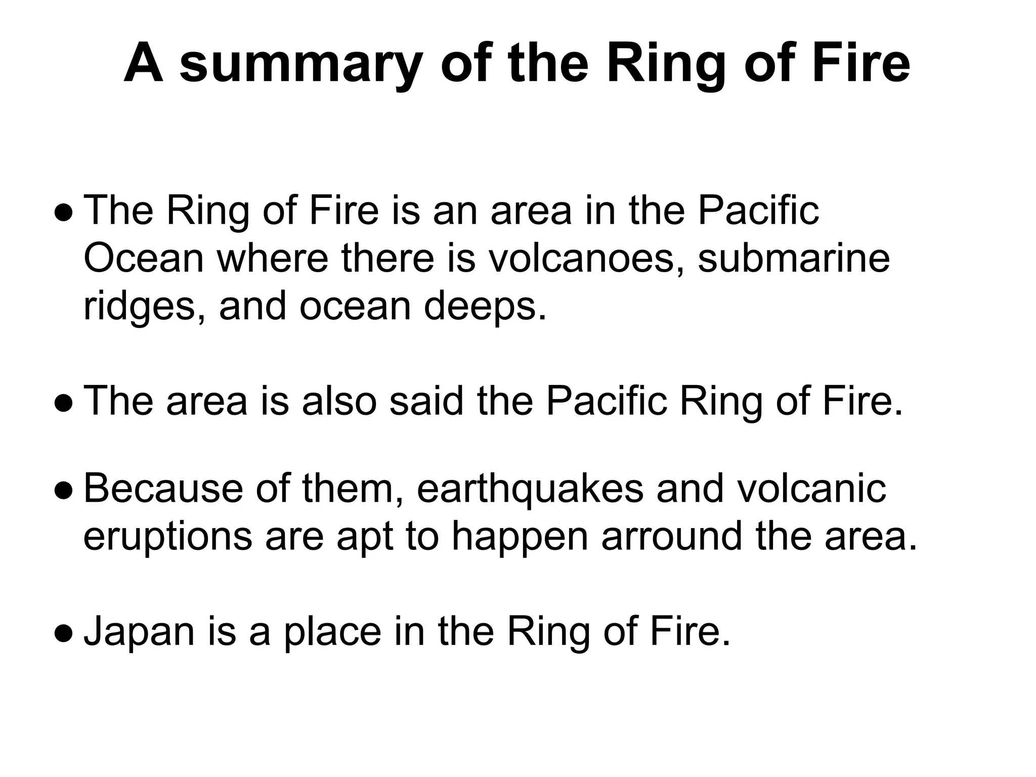 What is ring_of_fire_ | PPT