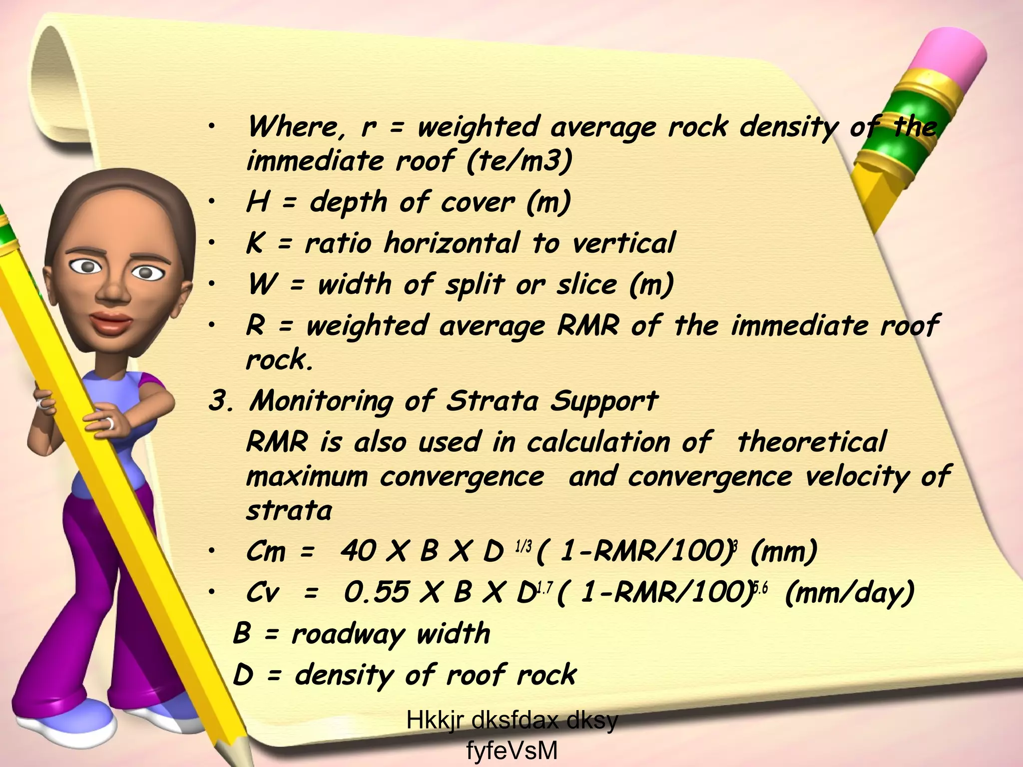 What is Rock Mass Rating? | PPT