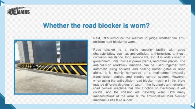 What is road blocker - Mairsturnstile.com