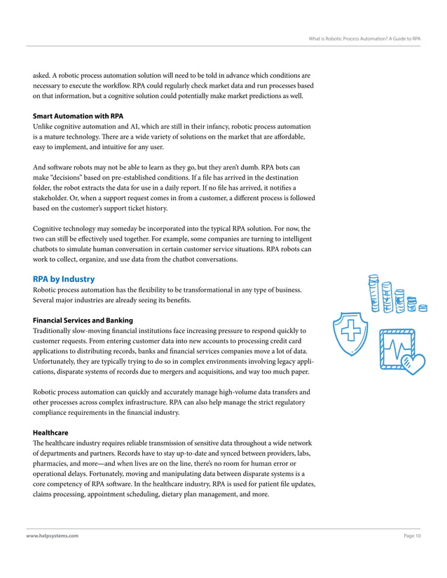 What is robotic process automation - a guide to RPA | PDF