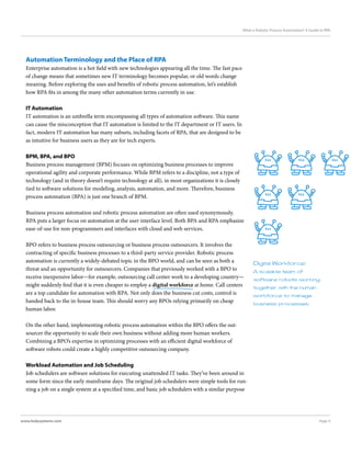 What is robotic process automation - a guide to RPA | PDF