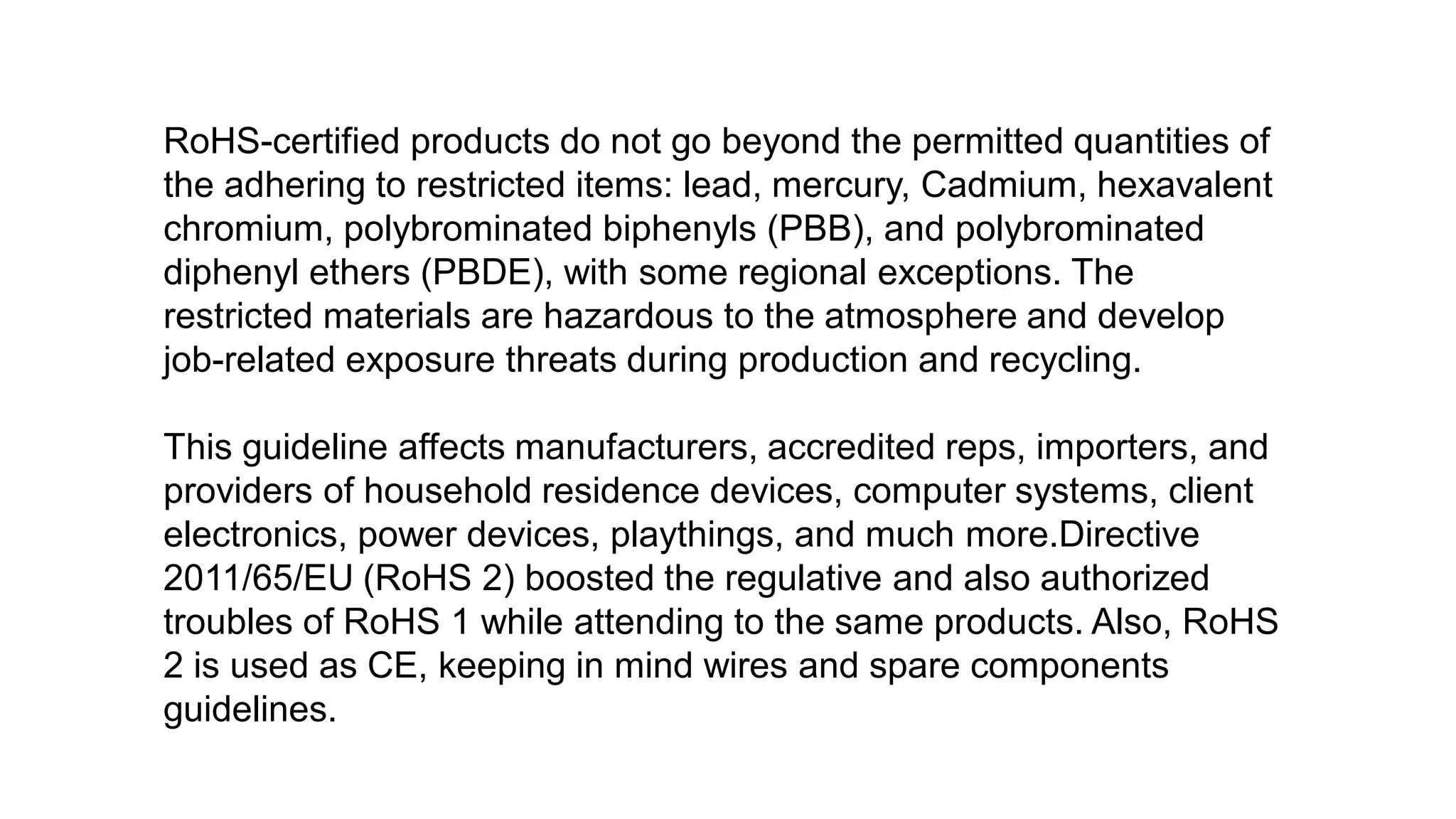 What Is RoHS And What Is RoHS Compliance.pdf