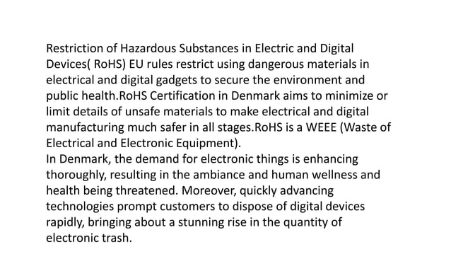 What Is RoHS And What Is RoHS Compliance.pdf | Chemistry | Science