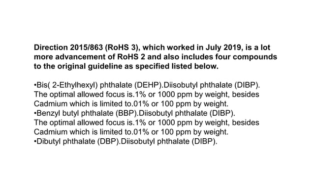 What Is RoHS And What Is RoHS Compliance.pdf | Chemistry | Science