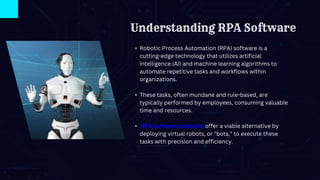 What is RPA Software and How Does It Work | PPT